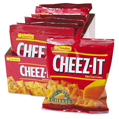 Cheez-It Single-Serve Snack Pack Crackers 1.5oz 8ct Box ...