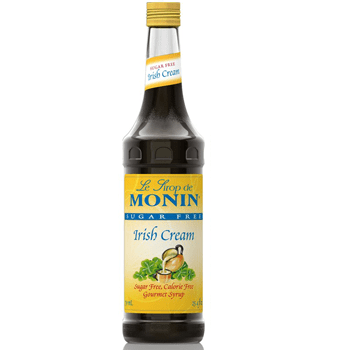 Monin Sugar Free Irish Cream Syrup 2 750ml 25.4oz Bottles ...