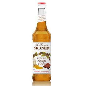 Monin Toasted Almond Mocha Syrup 2 750ml 25.4 oz Bottles ...